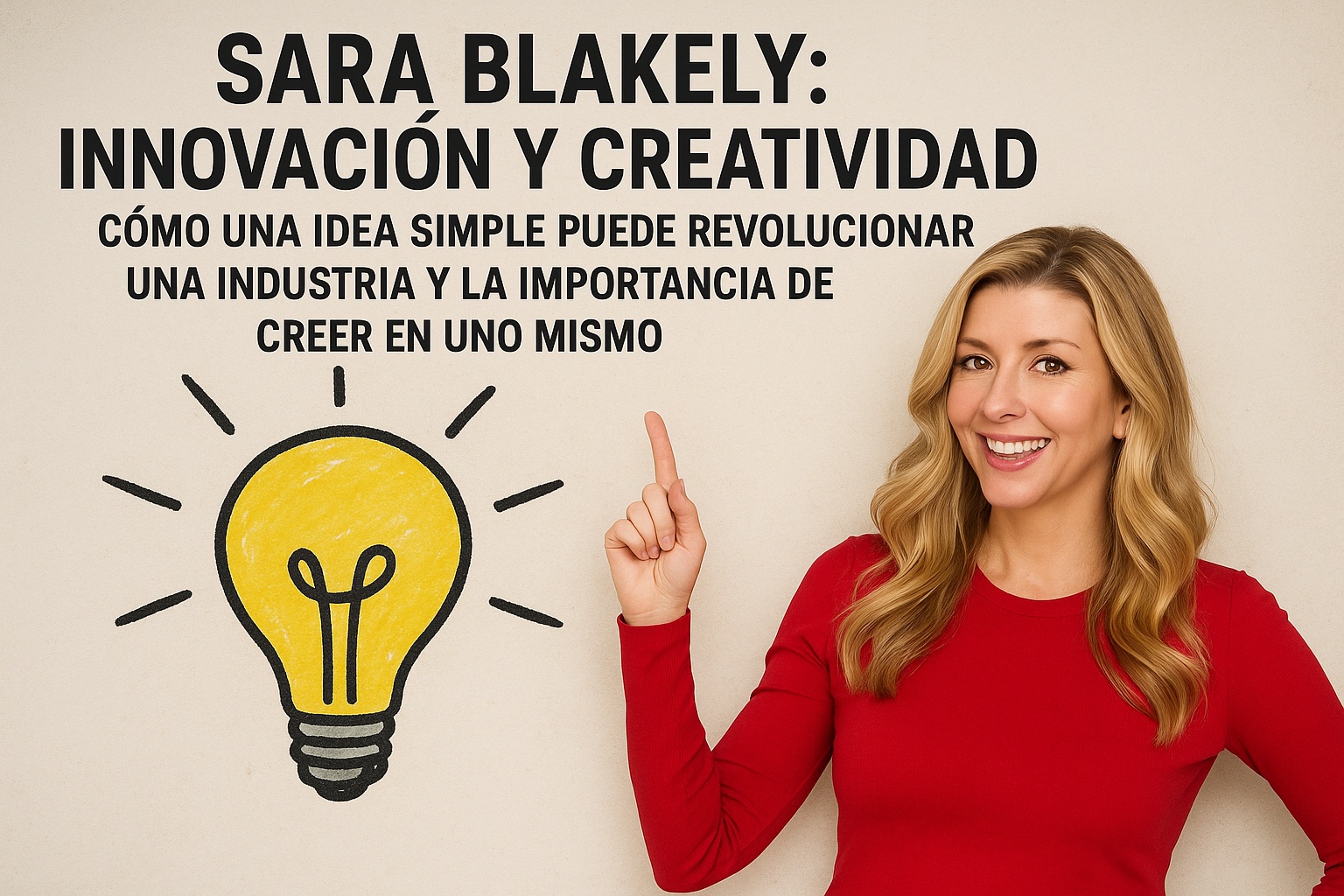 Cómo una idea simple de Sara Blakely revolucionó la industria de la ...